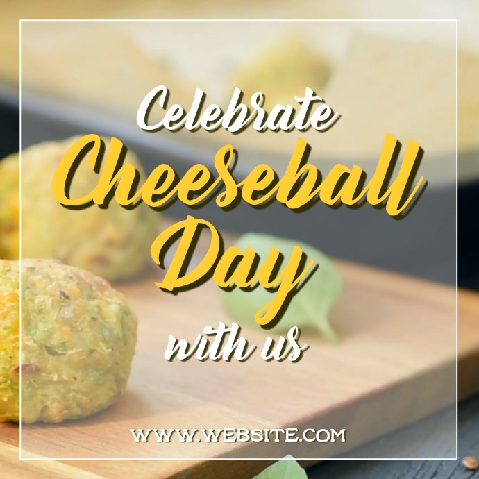 Cheeseball day Template | PosterMyWall
