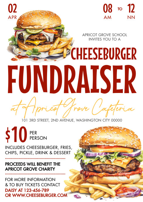 Cheeseburger Template | PosterMyWall