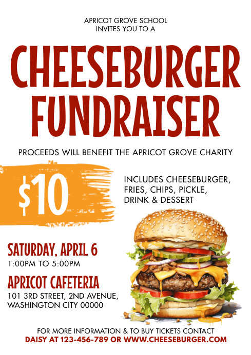 Cheeseburger Template | PosterMyWall