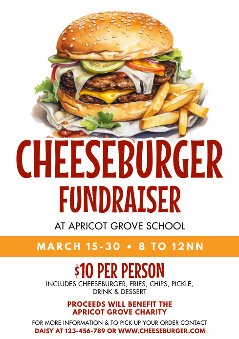 Copy of Cheeseburger | PosterMyWall