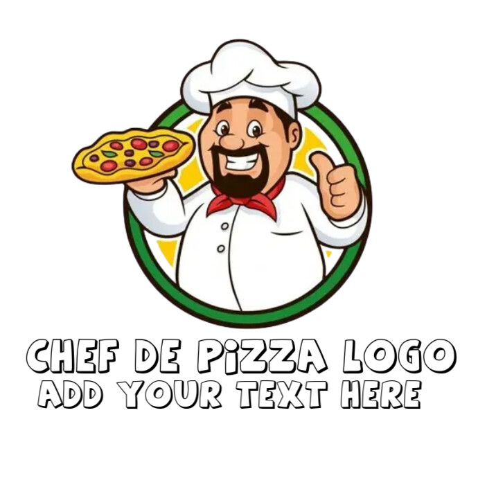 chef de pizza logo Templat | PosterMyWall