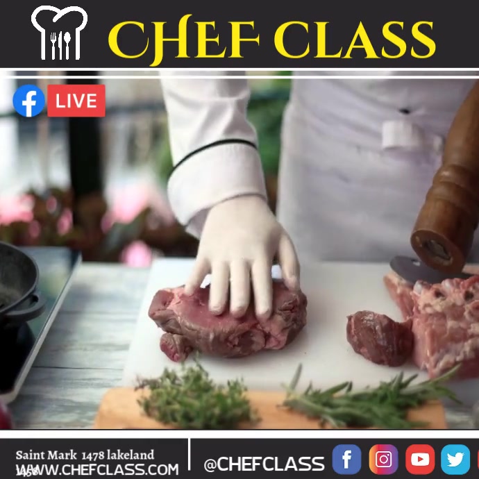 CHEF Template | PosterMyWall