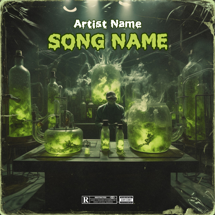 Chemical laboratory Cover trap mixtape rap | PosterMyWall