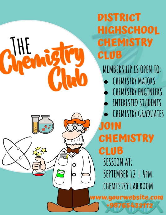 Copy of chemistry club flyer template | PosterMyWall
