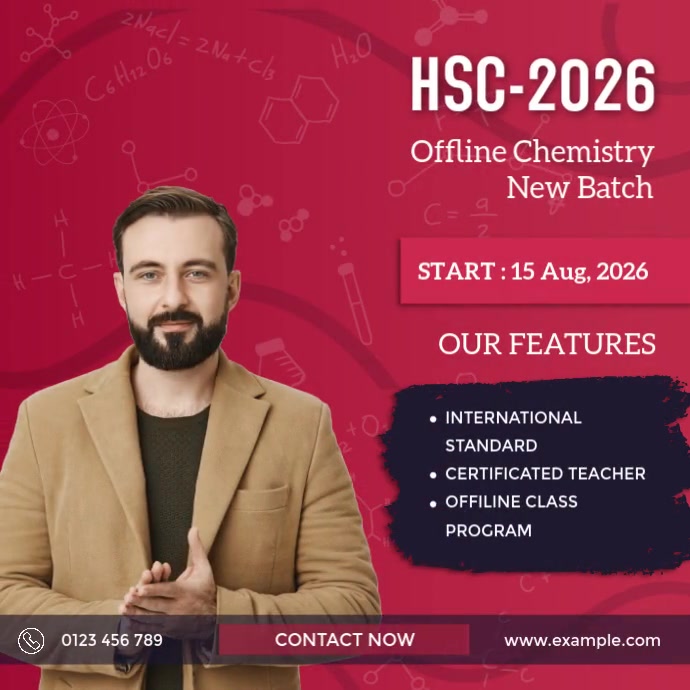 Chemistry Education Instagram Post Template | PosterMyWall