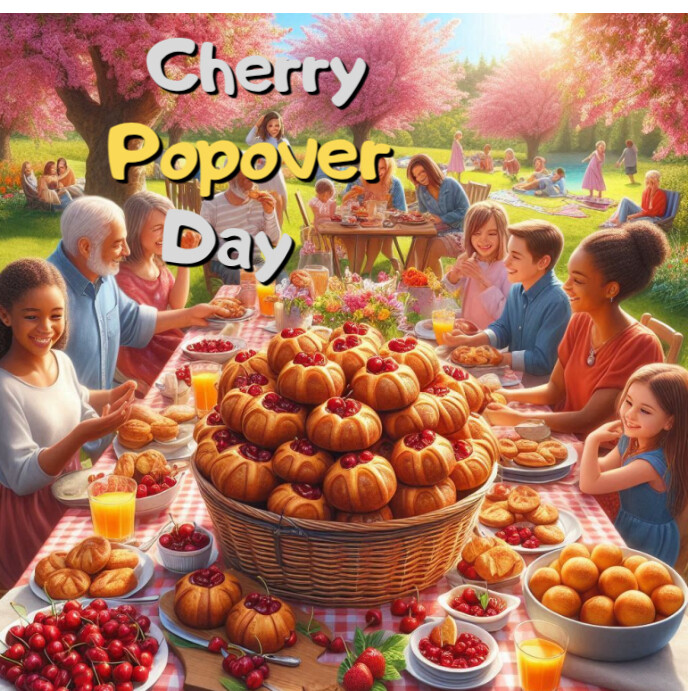 Cherry Popover Day Instagram Post Template | PosterMyWall