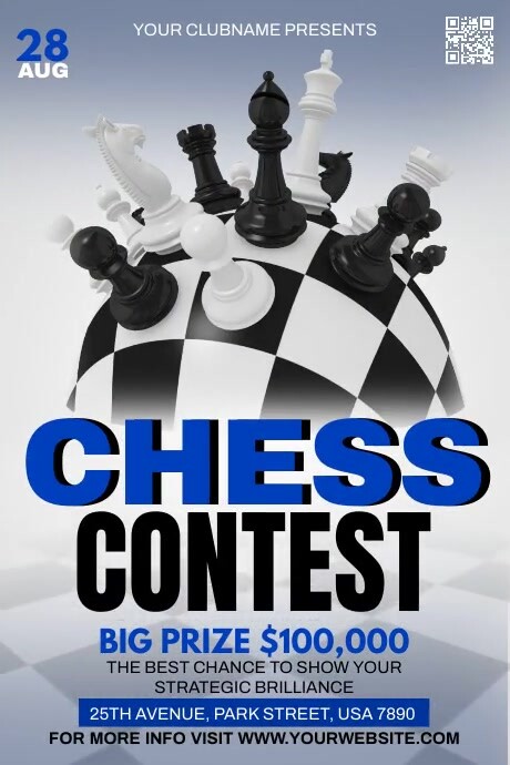 Chess Contest Template | PosterMyWall