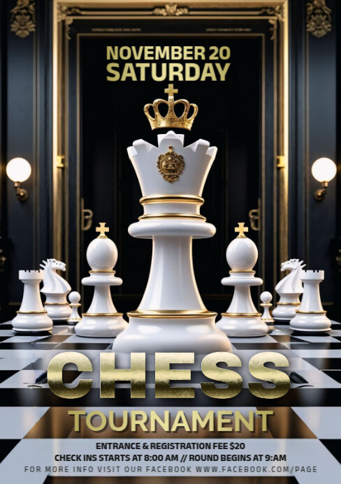 Plantilla de Chess flyer | PosterMyWall