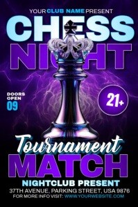Chess Tournament Poster Template | PosterMyWall