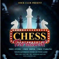 Chess Tournament Competition Template | PosterMyWall