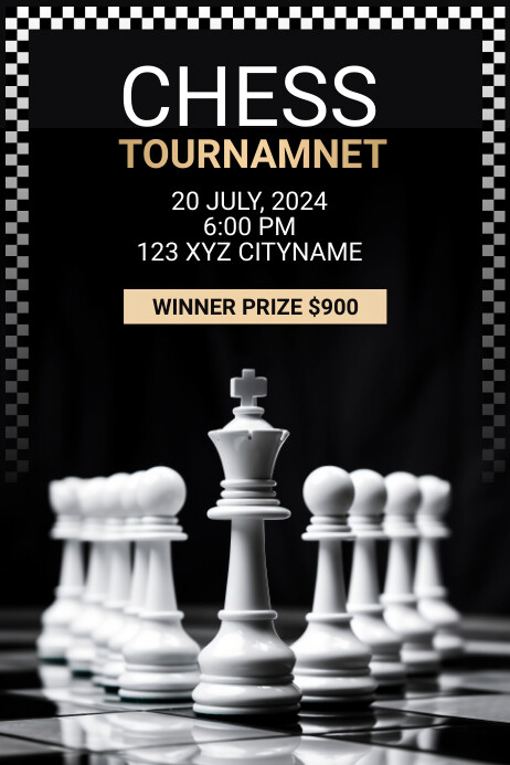 chess tournament Template | PosterMyWall