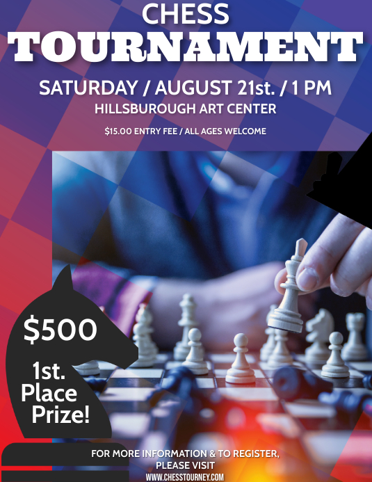 Copy of CHESS TOURNAMENT | PosterMyWall