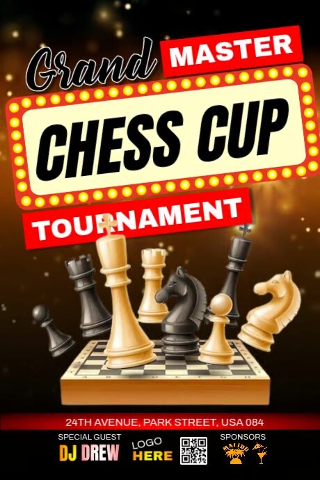 Chess Tournament Grand Master Template | PosterMyWall