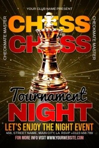 Chess Night Template | PosterMyWall