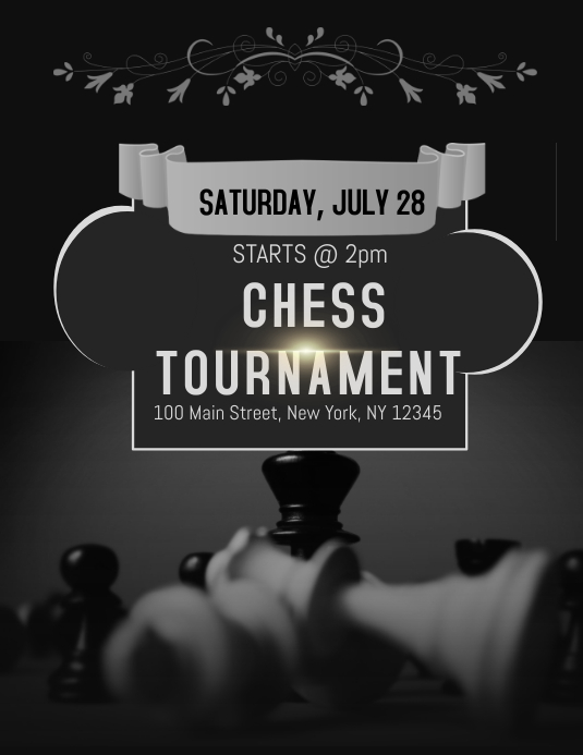 Chess Tournament Template | PosterMyWall