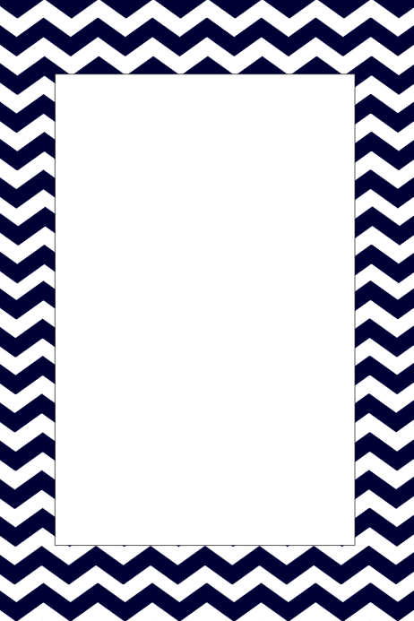 Chevron Party Prop Frame | PosterMyWall