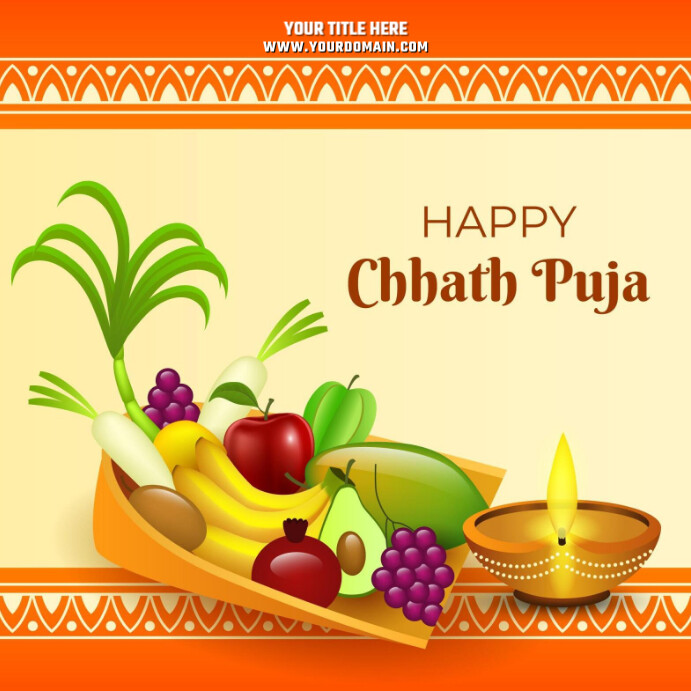 Chhat Puja Template | PosterMyWall