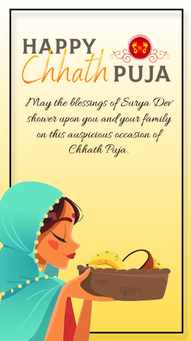 chhath puja Template | PosterMyWall