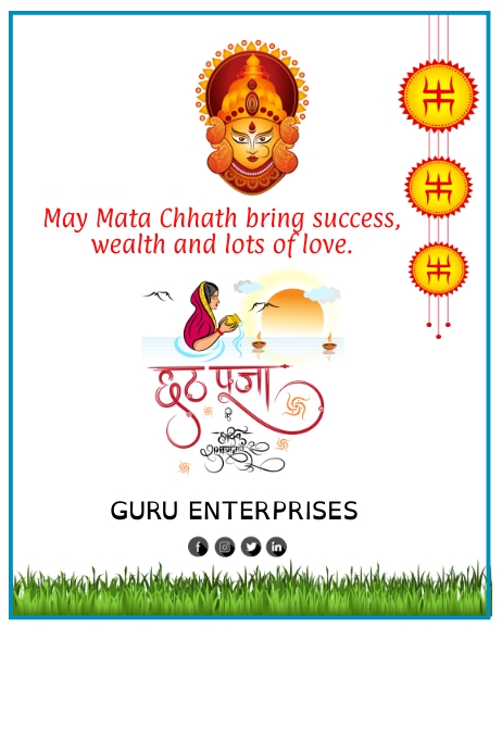 Chhath Puja Template | PosterMyWall