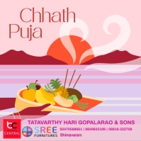 happy chhath puja Template | PosterMyWall