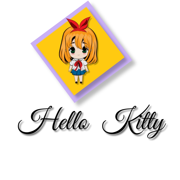 Chibi art / anime girl / chibi logos (1) Templat | PosterMyWall