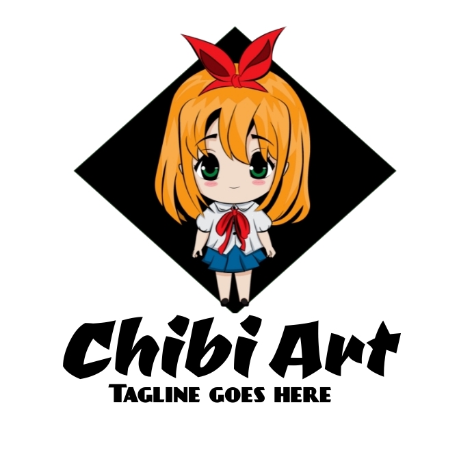Chibi art logo, chibi art business logo (1) Template | PosterMyWall