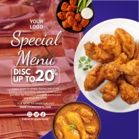 Chicken Delight Menu Template | PosterMyWall