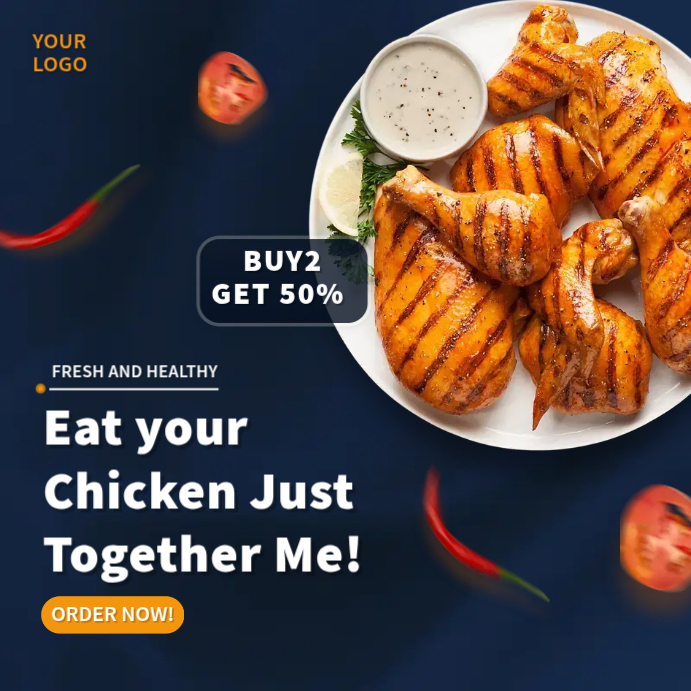 Chicken Ads Template | PosterMyWall
