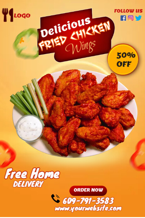 Chicken Ads Template | PosterMyWall