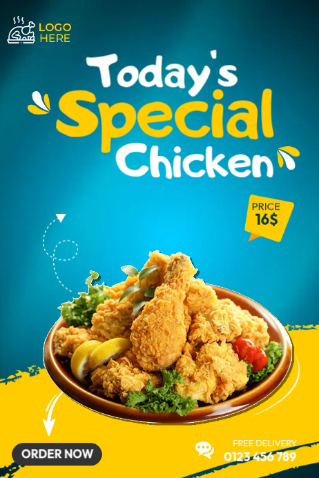 Plantilla de Chicken Ads | PosterMyWall