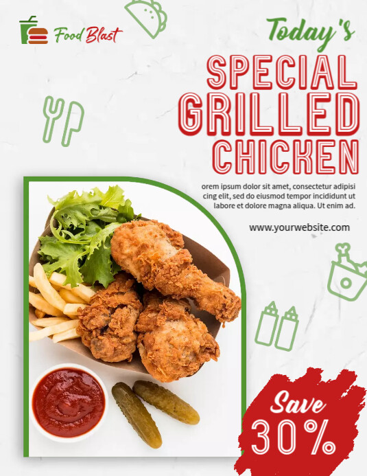 Chicken Ads Template | PosterMyWall