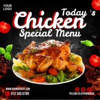 Chicken Menu Template | PosterMyWall