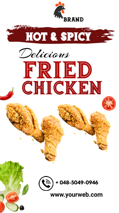 Copia de Chicken and Chips flyer | PosterMyWall