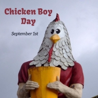 chicken boy day Template | PosterMyWall