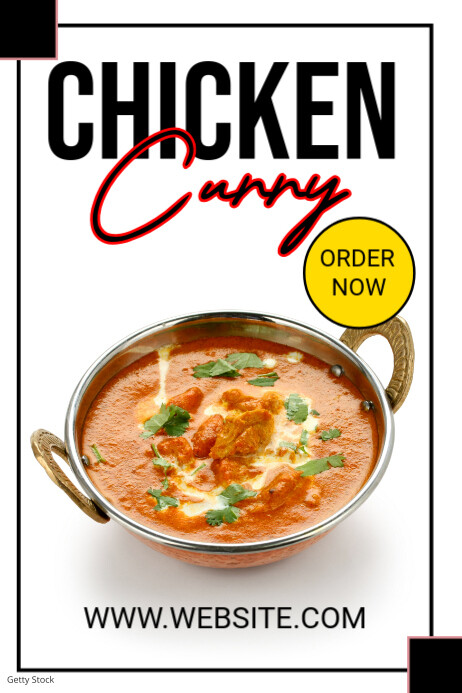 Chicken curry Template | PosterMyWall