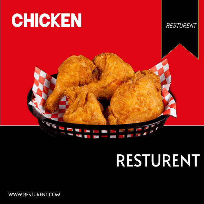 chicken Template | PosterMyWall