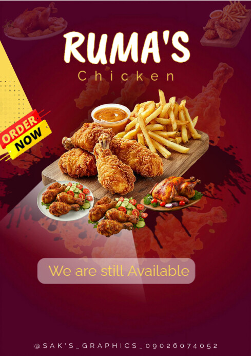 Modèle Chicken flyer design | PosterMyWall