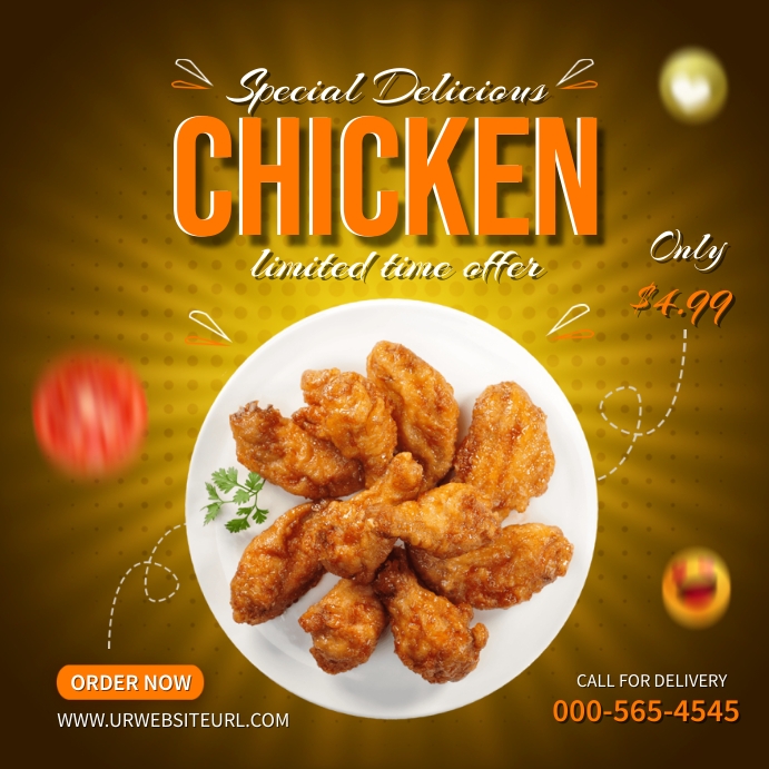 Chicken Flyers Template | PosterMyWall