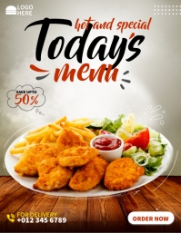 Chicken Food Ads Template | PosterMyWall