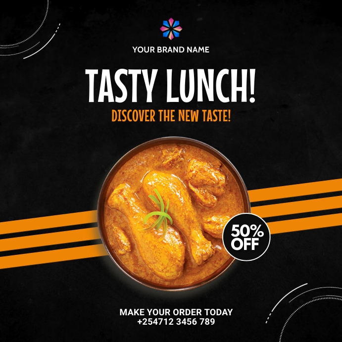 chicken food menu restaurant sale flyer Template | PosterMyWall