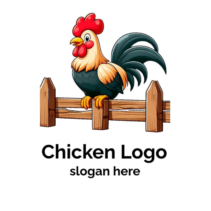 Plantilla de Chicken Logo | PosterMyWall
