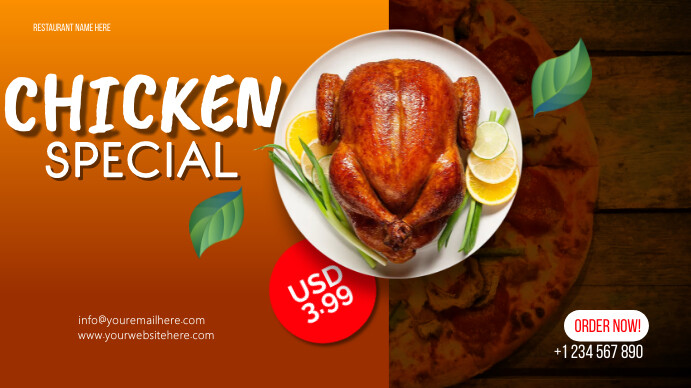 chicken menu Template | PosterMyWall