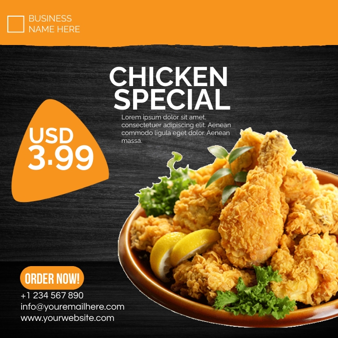 Menu Ayam Templat | PosterMyWall