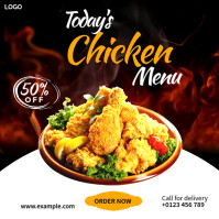 Roasted Chicken Menu Template | PosterMyWall