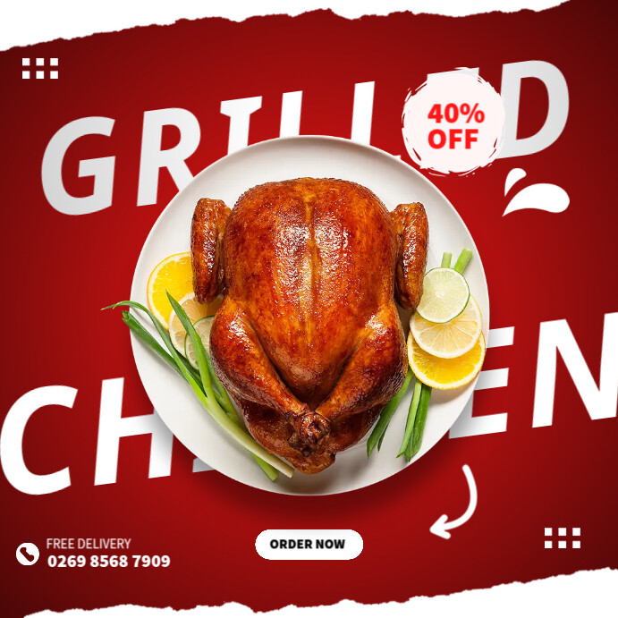 Chicken Menu Template | PosterMyWall