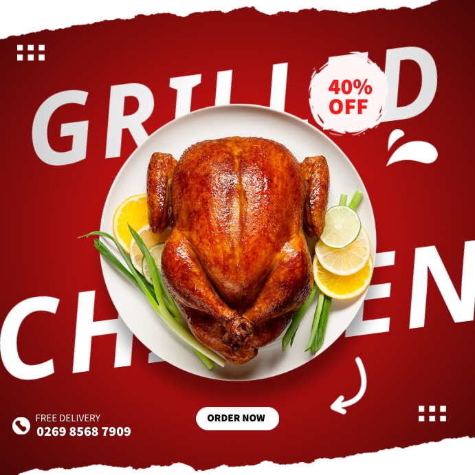 Chicken Menu Template | PosterMyWall