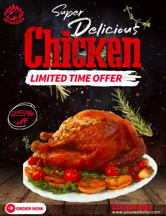 Chicken Sale Video Ads Template | PosterMyWall