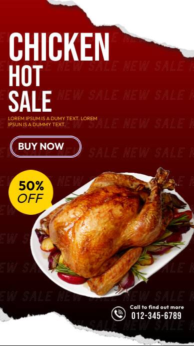 Copy of Chicken Special Sale | PosterMyWall