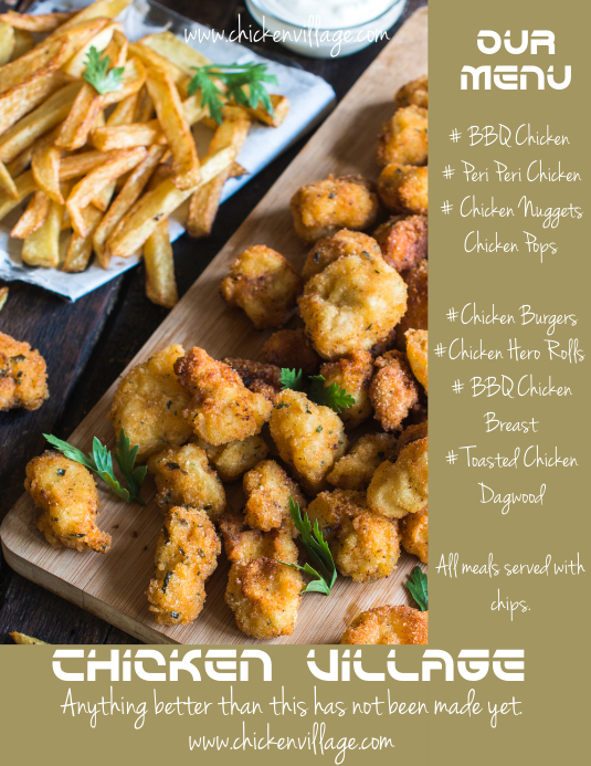 Chicken Village Template | PosterMyWall