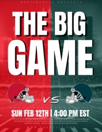 Flyer EAGLES VS CHIEFS Template | PosterMyWall